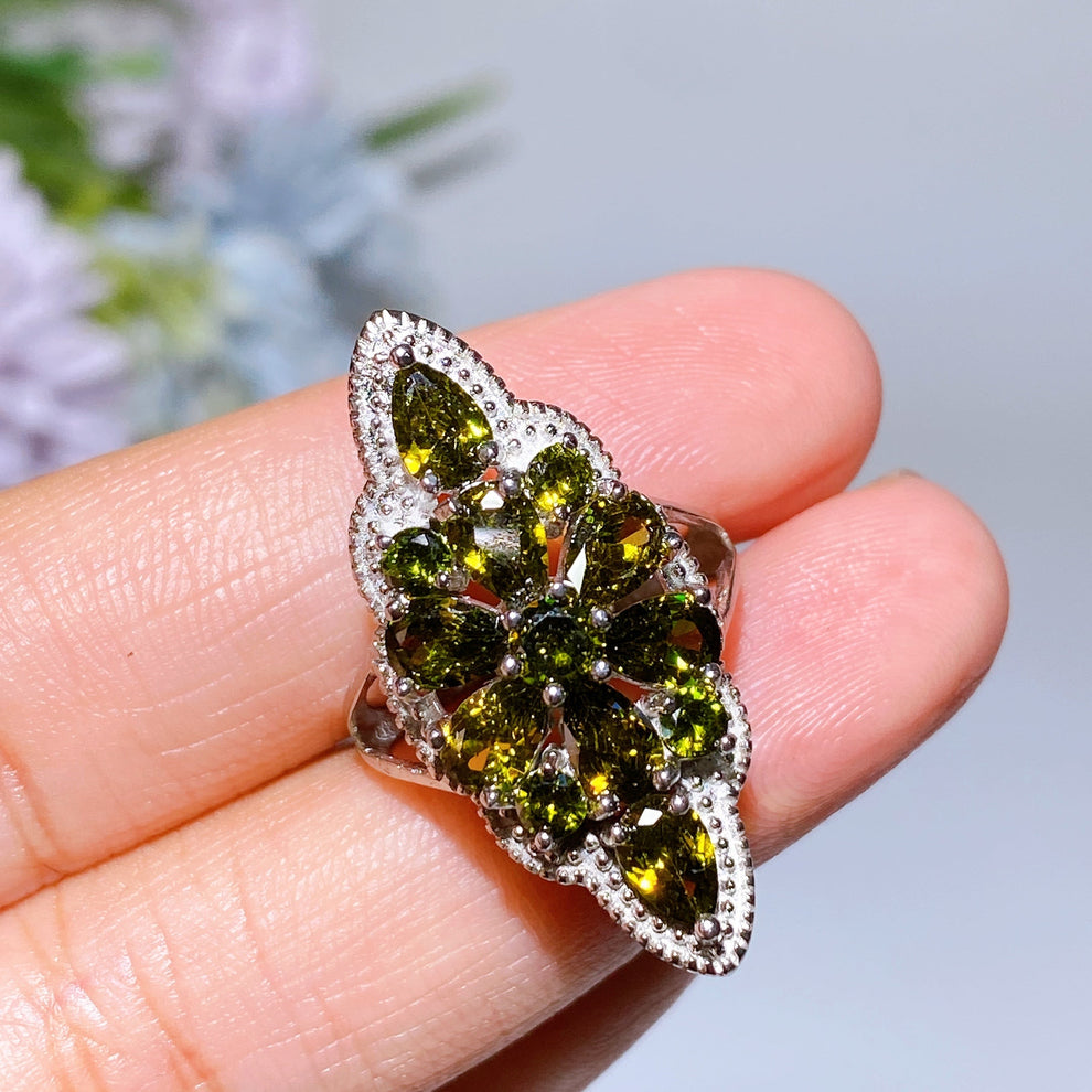 Cooper Silver Plated Zicorn Ring Crystal Healing Bulk Wholesale ...