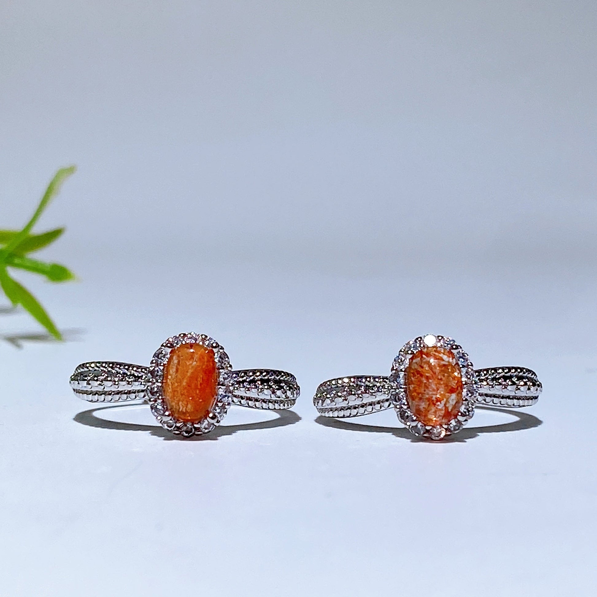 Cooper Silver Plated Arusa Sunstone Ring Crystal Healing Bulk Wholesa ...